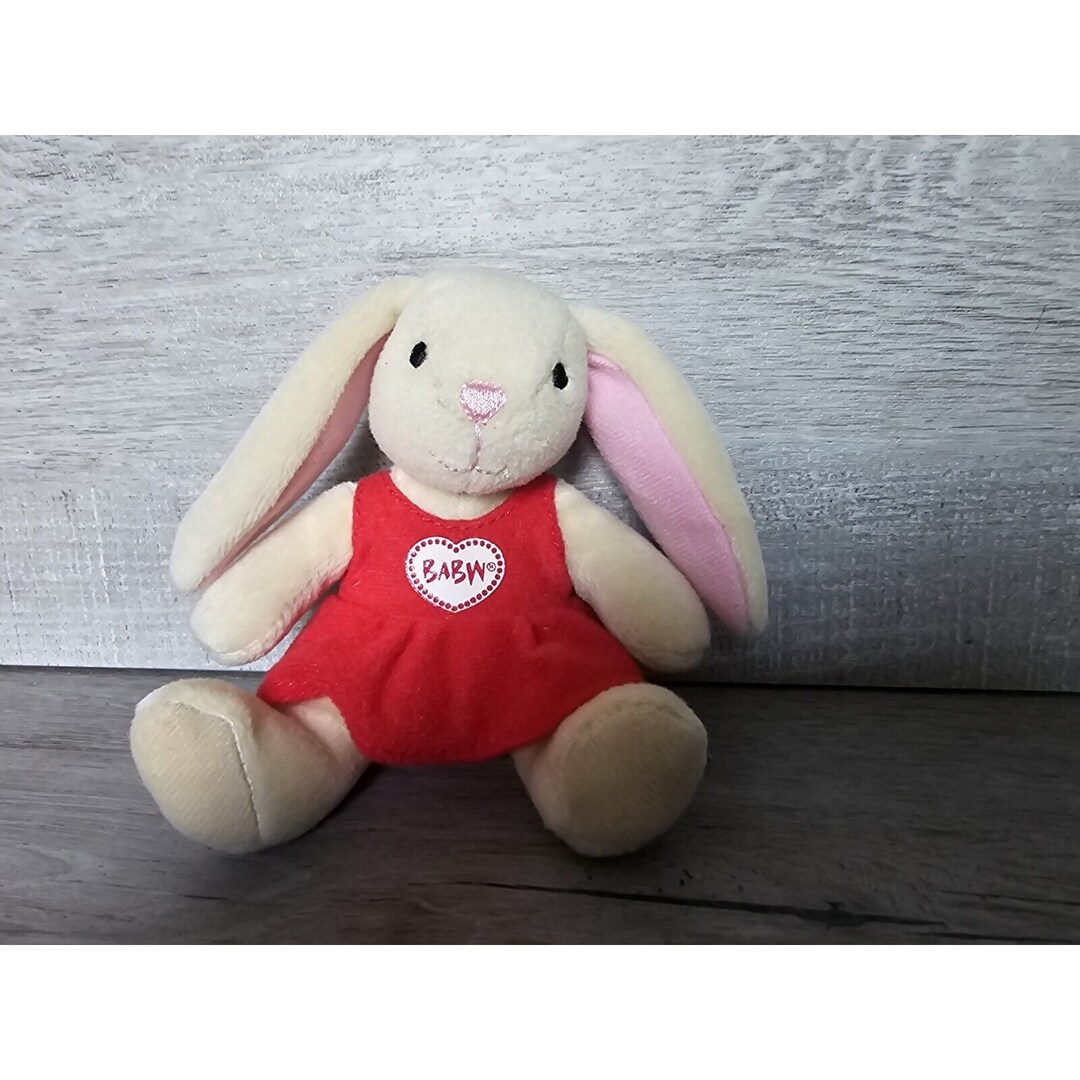 Vtg Build A Bear Workshop Mini Bunny Pawlette Coufur With Red Dress - Etsy