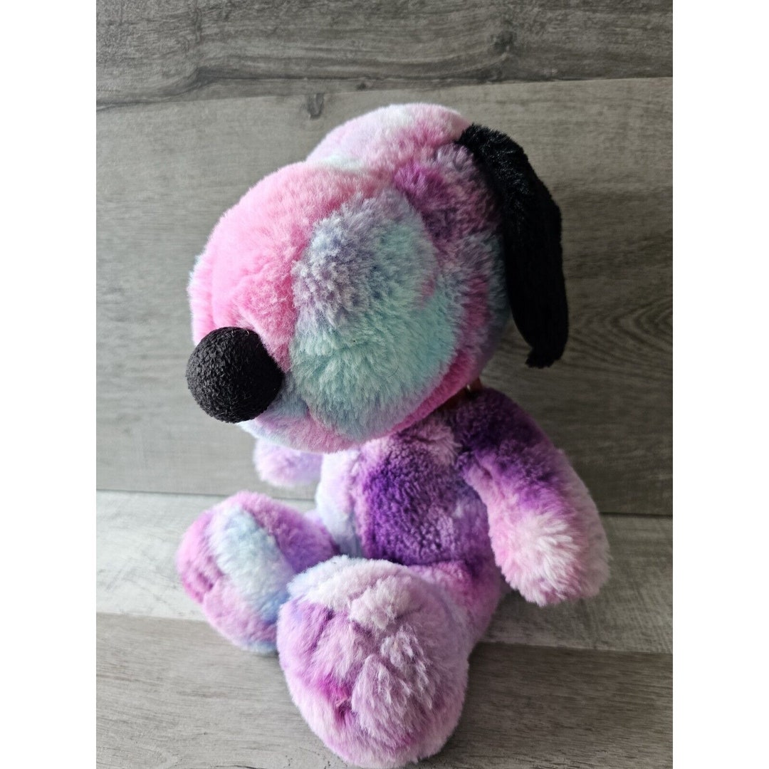 Peanuts Cedar Fair Snoopy Tie Dye Plush Stuffed Animal Cedar Point ...