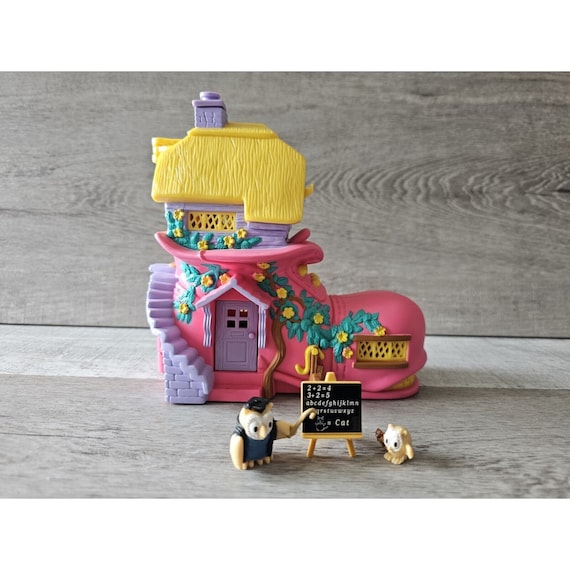 Mini Surprise Families Schoolhouse Vintage Littlest Pet Shop Playset 1995 LPS Etsy UK