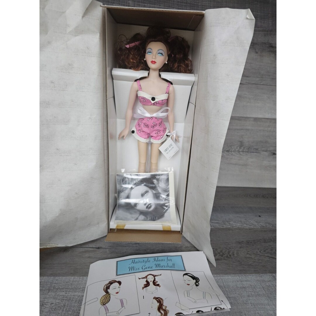 Ashton-drake | Mel Odom | Gene Marshall Doll "simply Gene" Pink 16" COA ...