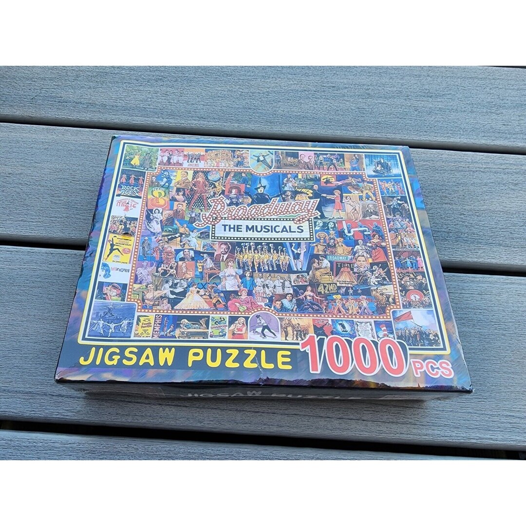 Broadway the Musicals Jigsaw Puzzle Collage 1000 Pieces DCBA HGFE New ...