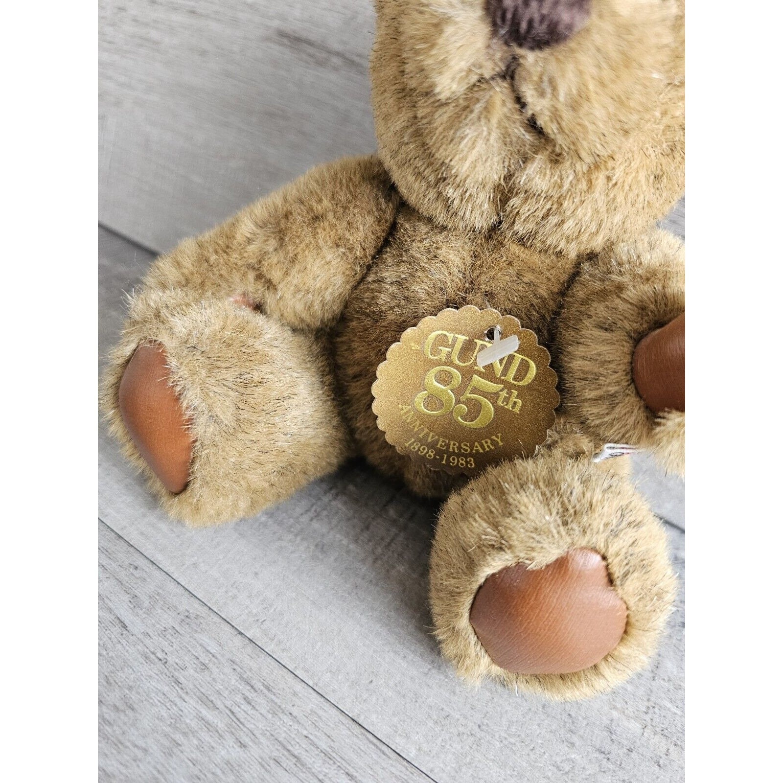 Vtg Gund 85th Jointed Anniversary Bear Plush Brown 6" 1982 W Tags - Etsy