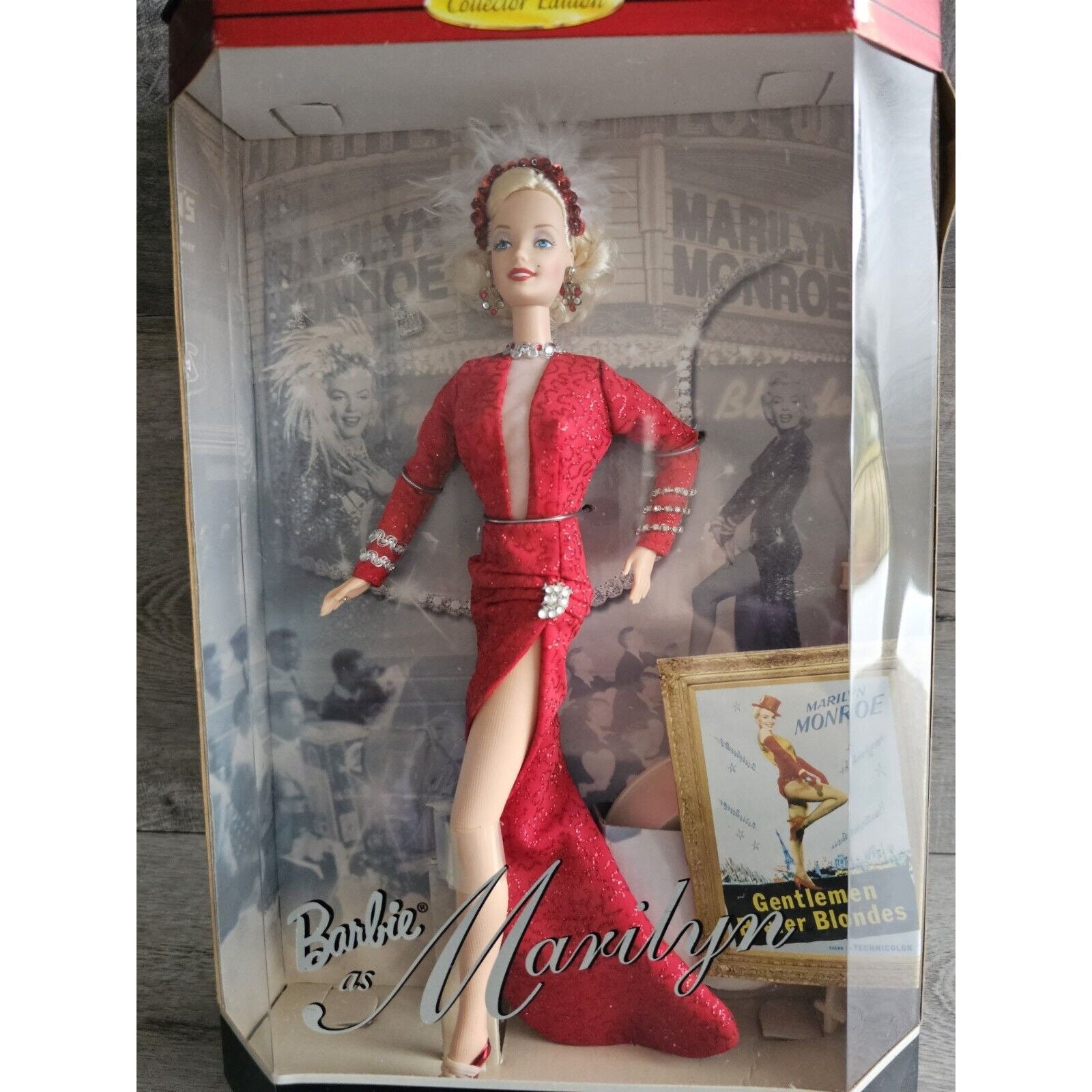 Vintage Barbie as Marilyn Monroe Gentlemen Prefer Blondes 1997 Mattel ...