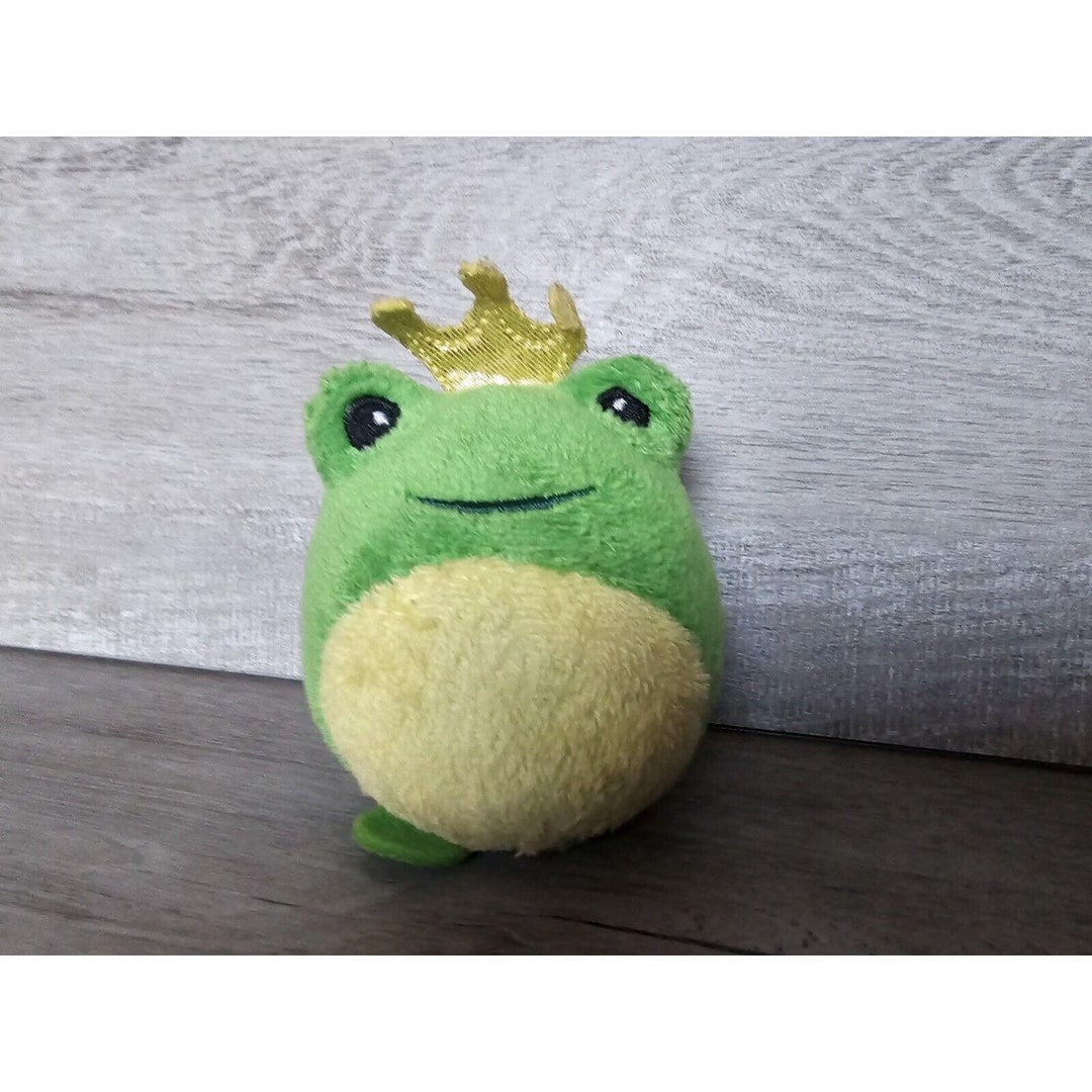 FROG Prince Mini 4" Stuffed Animal Plush With A Crown - Etsy