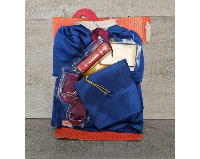 Our Generation Graduation Outfit 18" Doll Blue Robe Shoes Diploma Hat ...