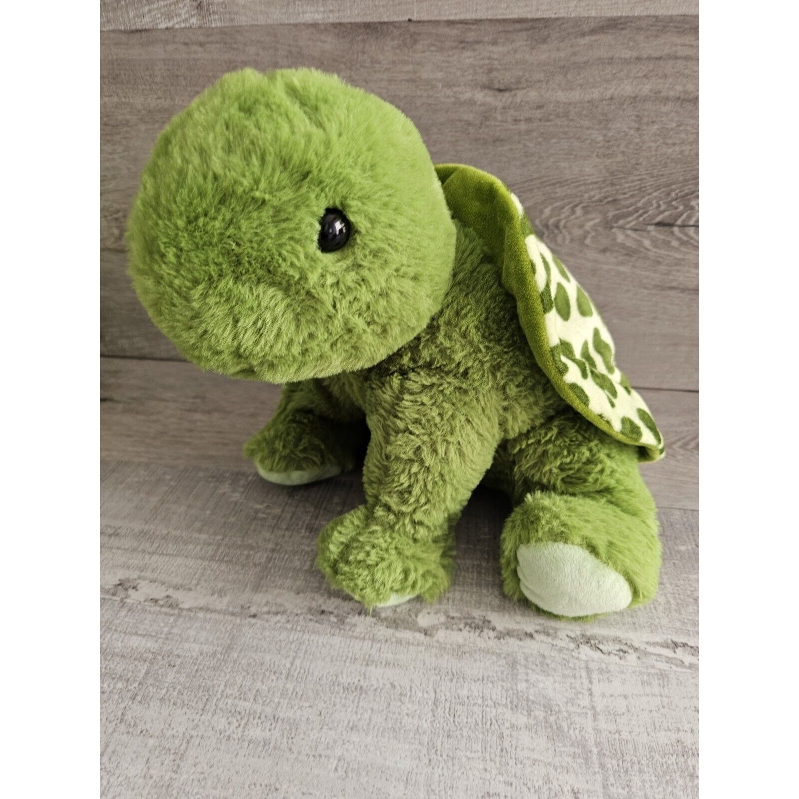 Noah Ark Animal Workshop Tellie the Turtle Green Plush Sitting Stuffed Toy 8 Etsy UK