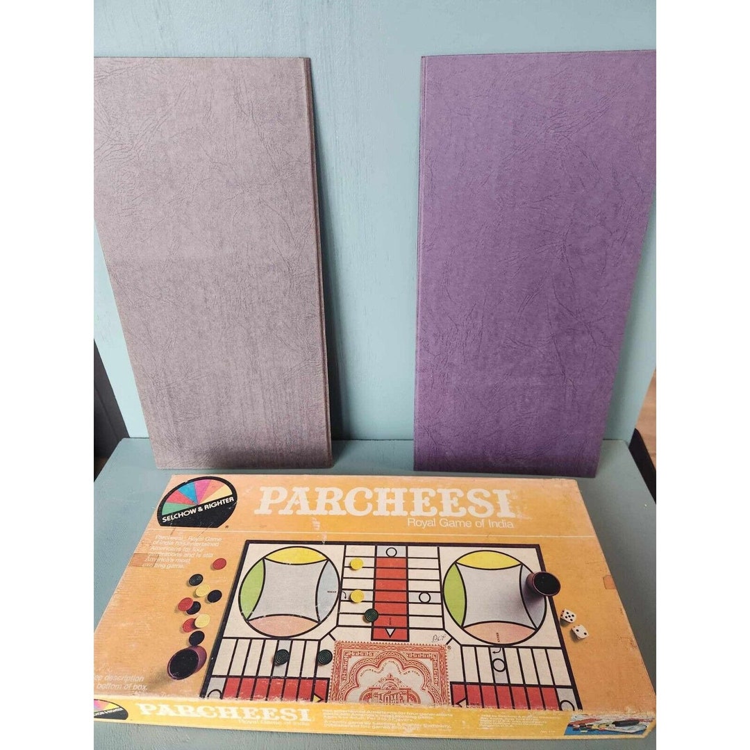 Vintage 1975 Parcheesi Board Game Royal Game of India Selchow & Righter ...