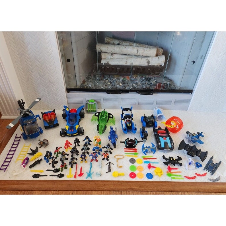 Fisher Price Imaginext Batman Large Lot Set 18 Figures, Vehicles ...