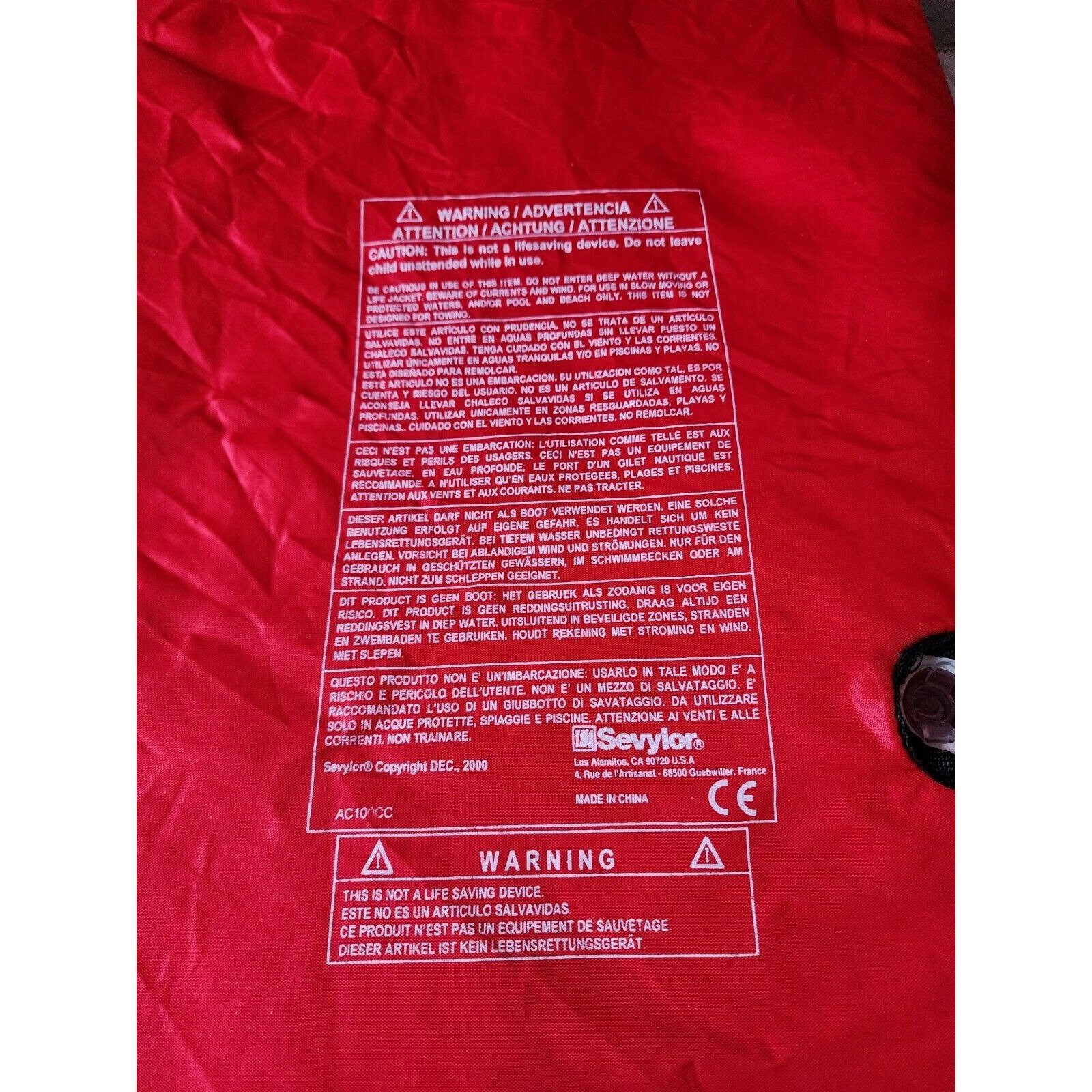 Vtg Coca-cola Sevylor 2000 Y2K Red Blow up Inflatable Cooler & - Etsy