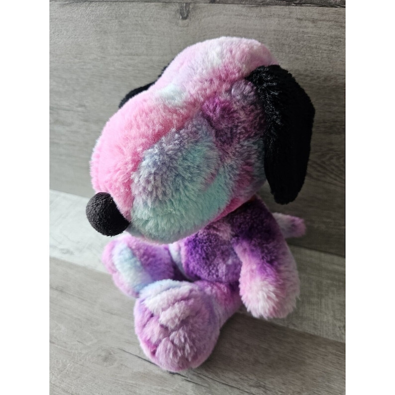Peanuts Cedar Fair Snoopy Tie Dye Plush Stuffed Animal Cedar Point ...