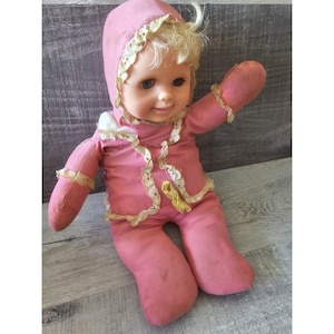 Original Vintage 1974 Kenner Baby Yawnie Baby Doll Damaged TLC Needed ...
