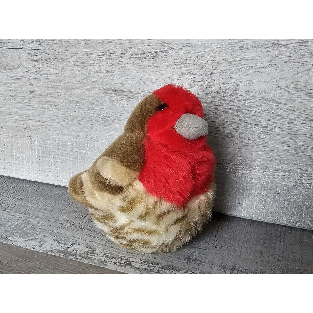 Audubon Bird House Finch Plush Wild Republic WITH SOUND! Works - Etsy