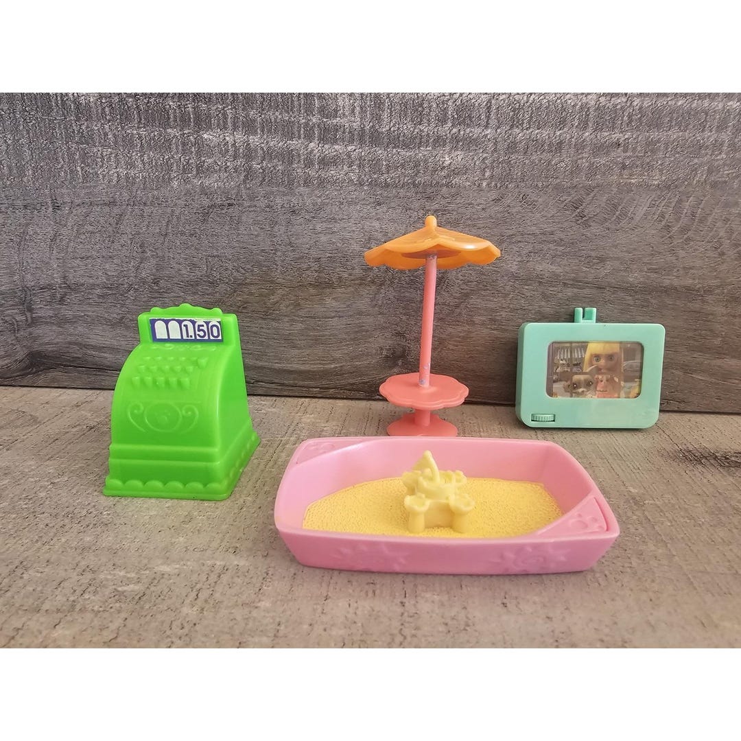 Littlest Pet Shop Accessories Lot 4 Pieces of LPS Accessories Furniture ...