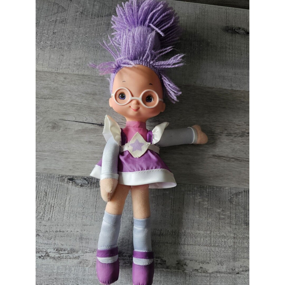 Vintage 11 SHY VIOLET Doll 1983 Hallmark Cards Rainbow Brite Purple ...