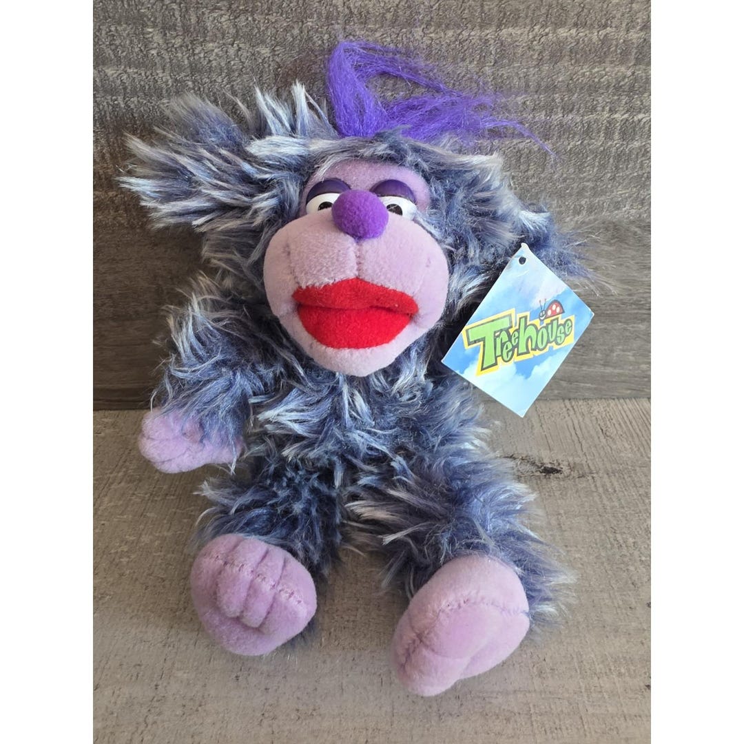 Vtg New Treehouse TV Show Cush From Treetown Plush Stuffed Animal 10 ...