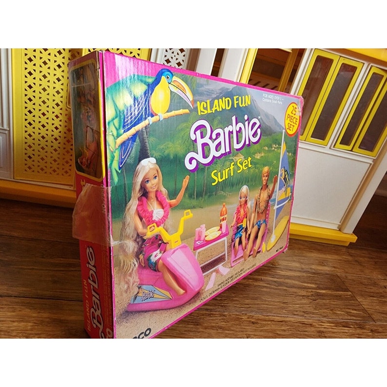 Vintage 1987 Island Fun Barbie Surf Set No. 7948 Near Complete - Etsy
