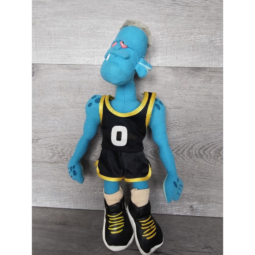 WB Space Jam Basketball Monstars BLANKO 11" Plush Stuffed Animal 1996 ...