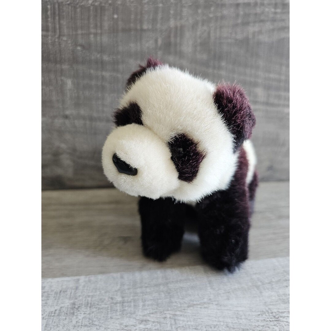Vtg Realistic Gund Panda Bear Plush World Wildlife Fund 5052 Toy ...