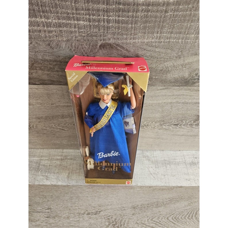 Millennium Grad Barbie W/ Graduation Blue Gown Blonde Hair - Etsy