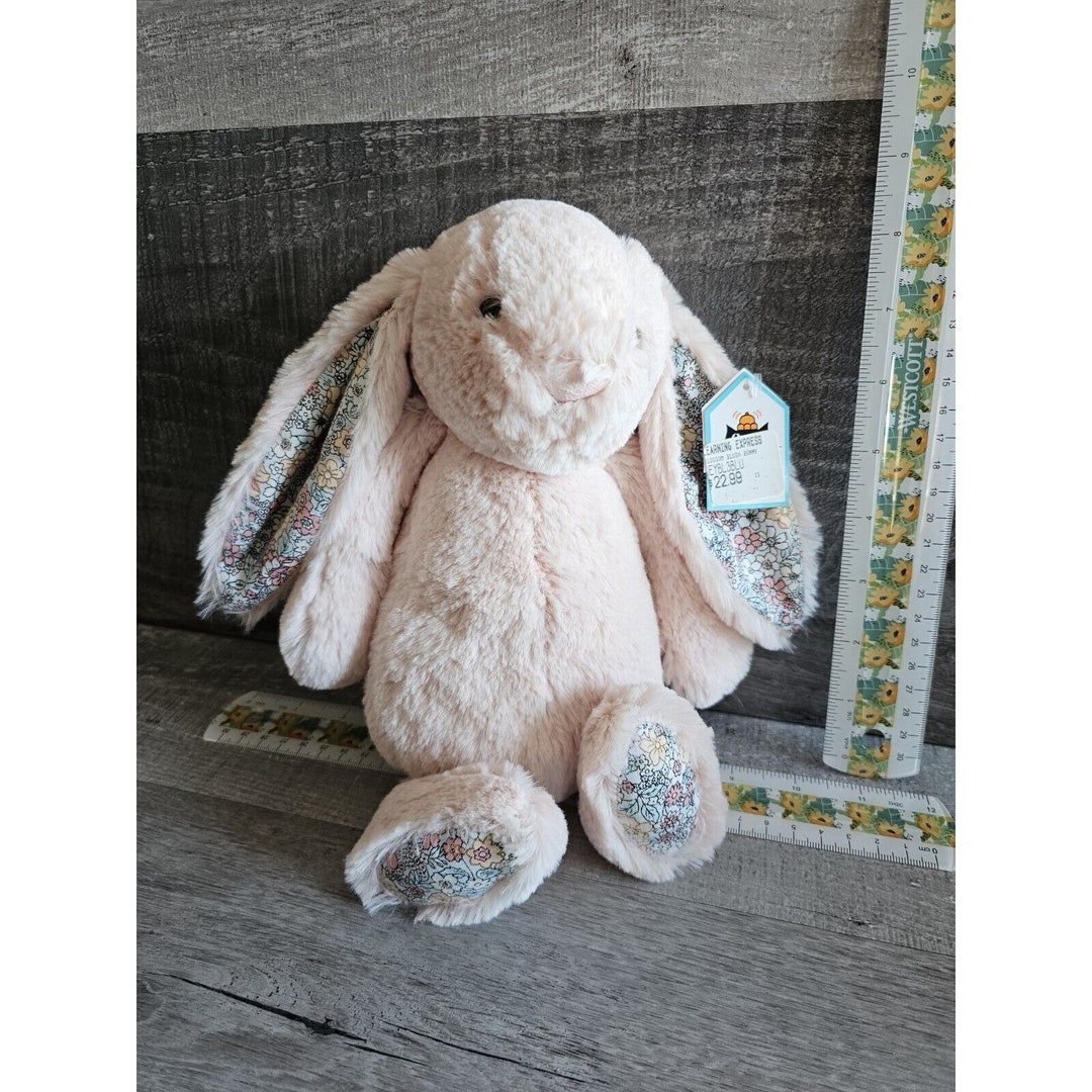New Jellycat Medium Blossom Blush Pink Bunny Rabbit Plush - Etsy