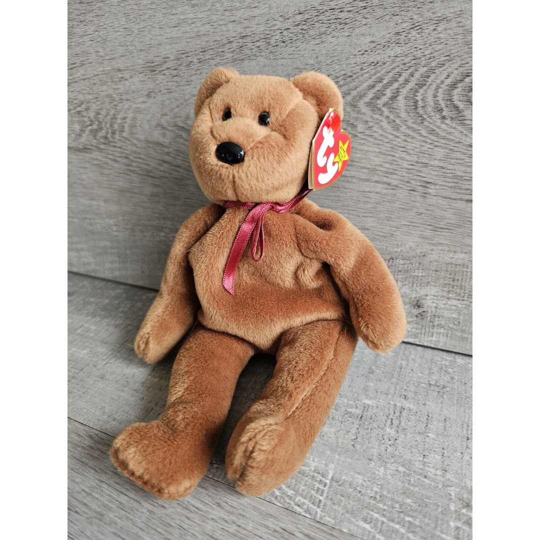 Vtg Ty Original Beanie Baby Teddy Bear style 4050 Plush 1993 1995 ...
