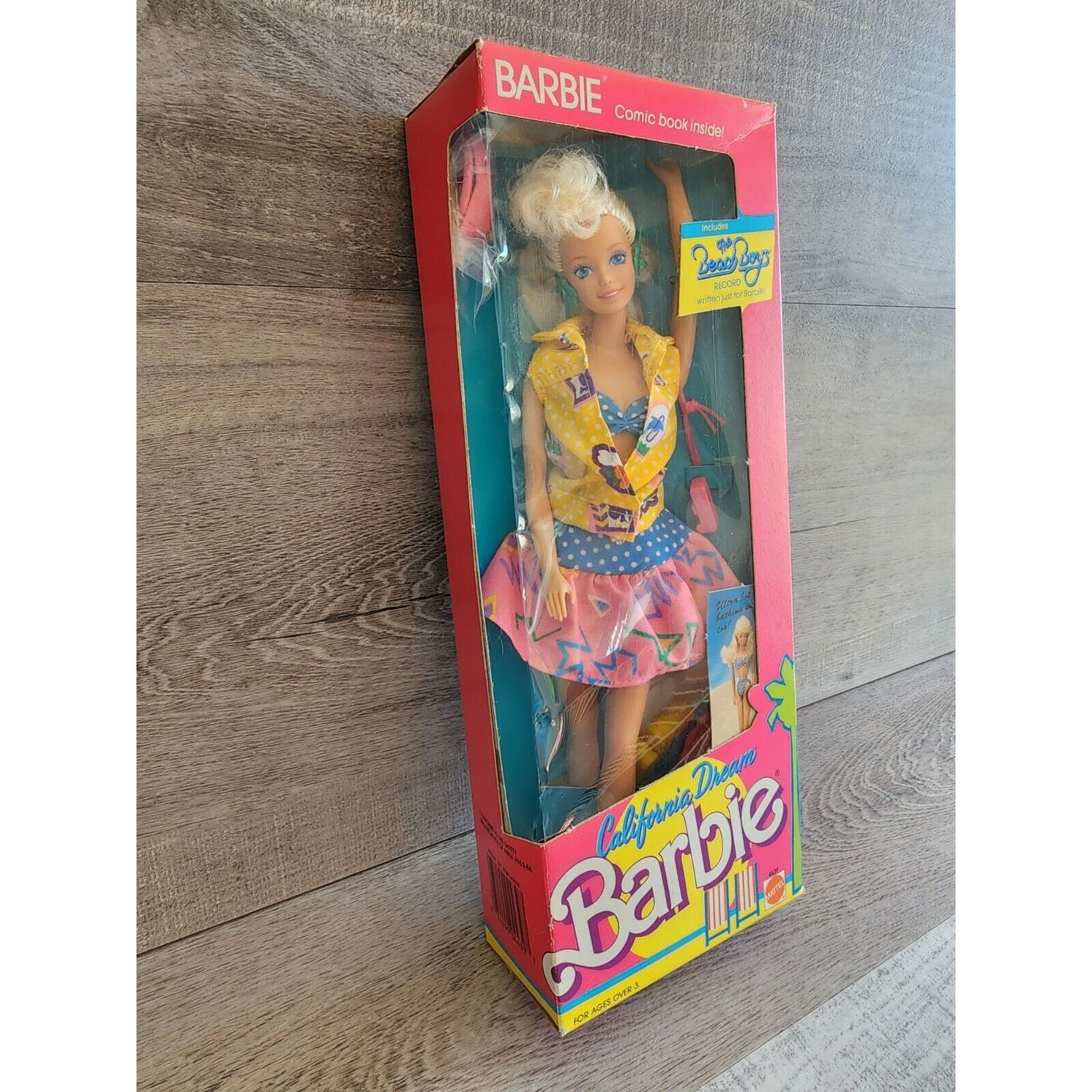 California Barbie Doll With Comic & Beach Boys Record 1987 Mattel 4439 NRFB - Etsy