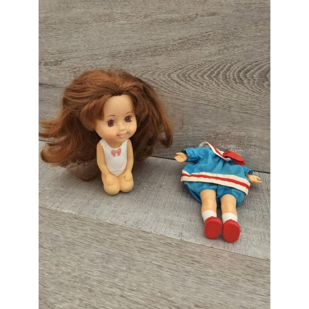 Sweetie Pops Playskool Doll 1986 Vtg Kneeling Gorgeous Red Hair 5" W 1 ...