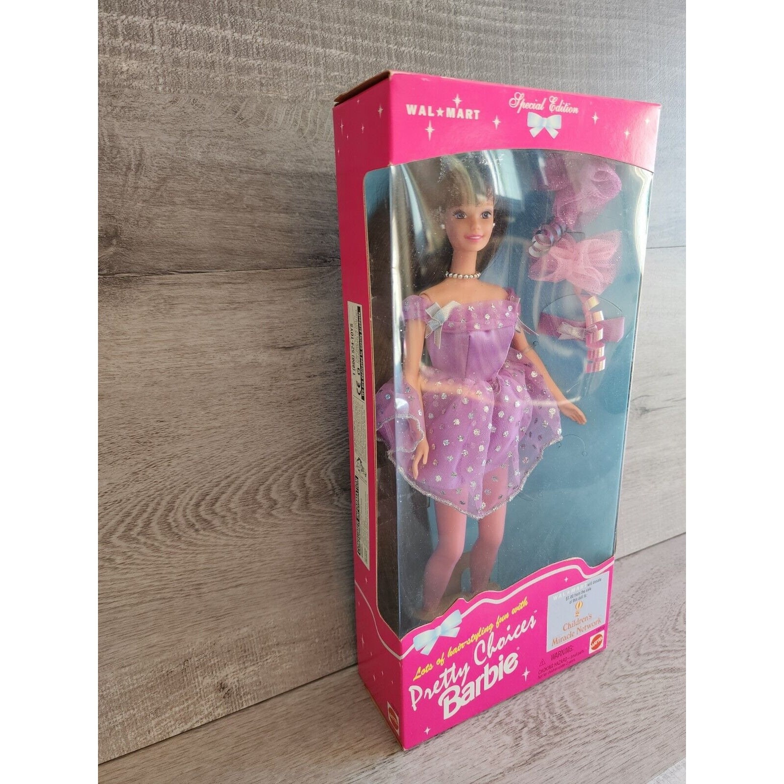 NEW 1996 Brunette Pretty Choices Barbie Walmart Special Edition #18019 ...