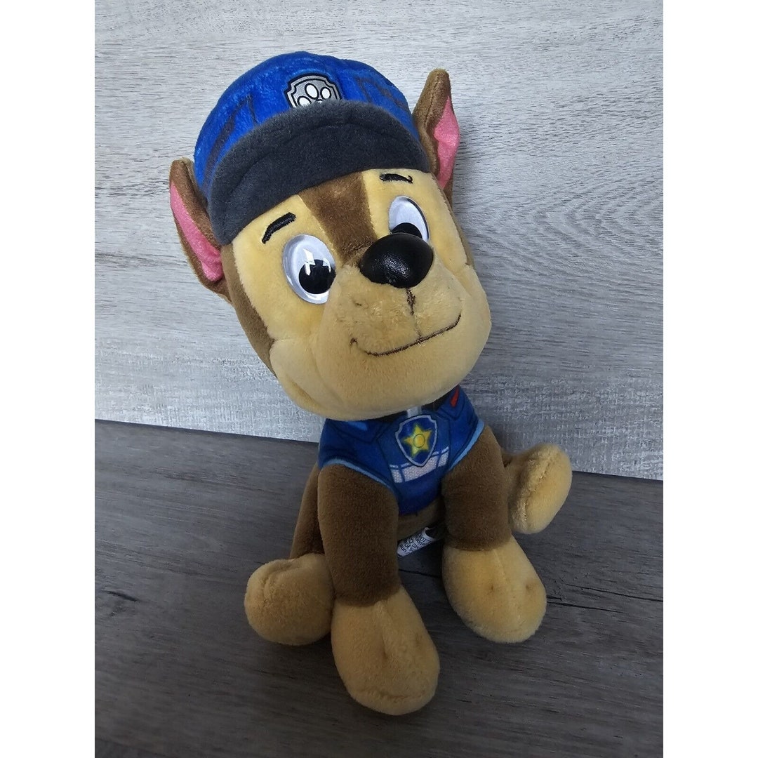 Nickelodeon Paw Patrol Chase Police Dog Plush Stuffed Animal 7" - Etsy
