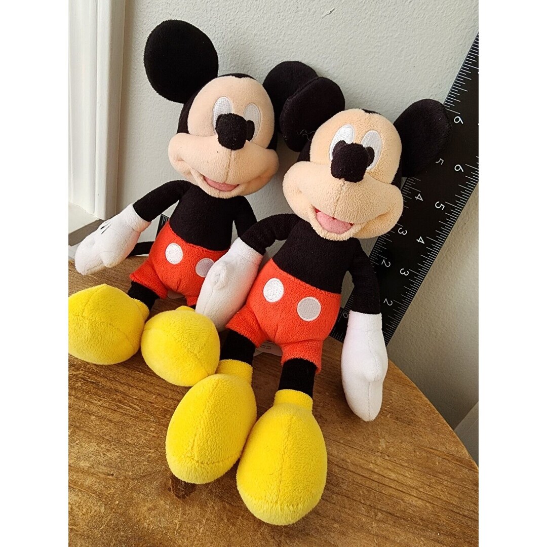 Disney Small Mickey Mouse Plush Just Play Stuffed Animal 9" Toy LOT OF ...