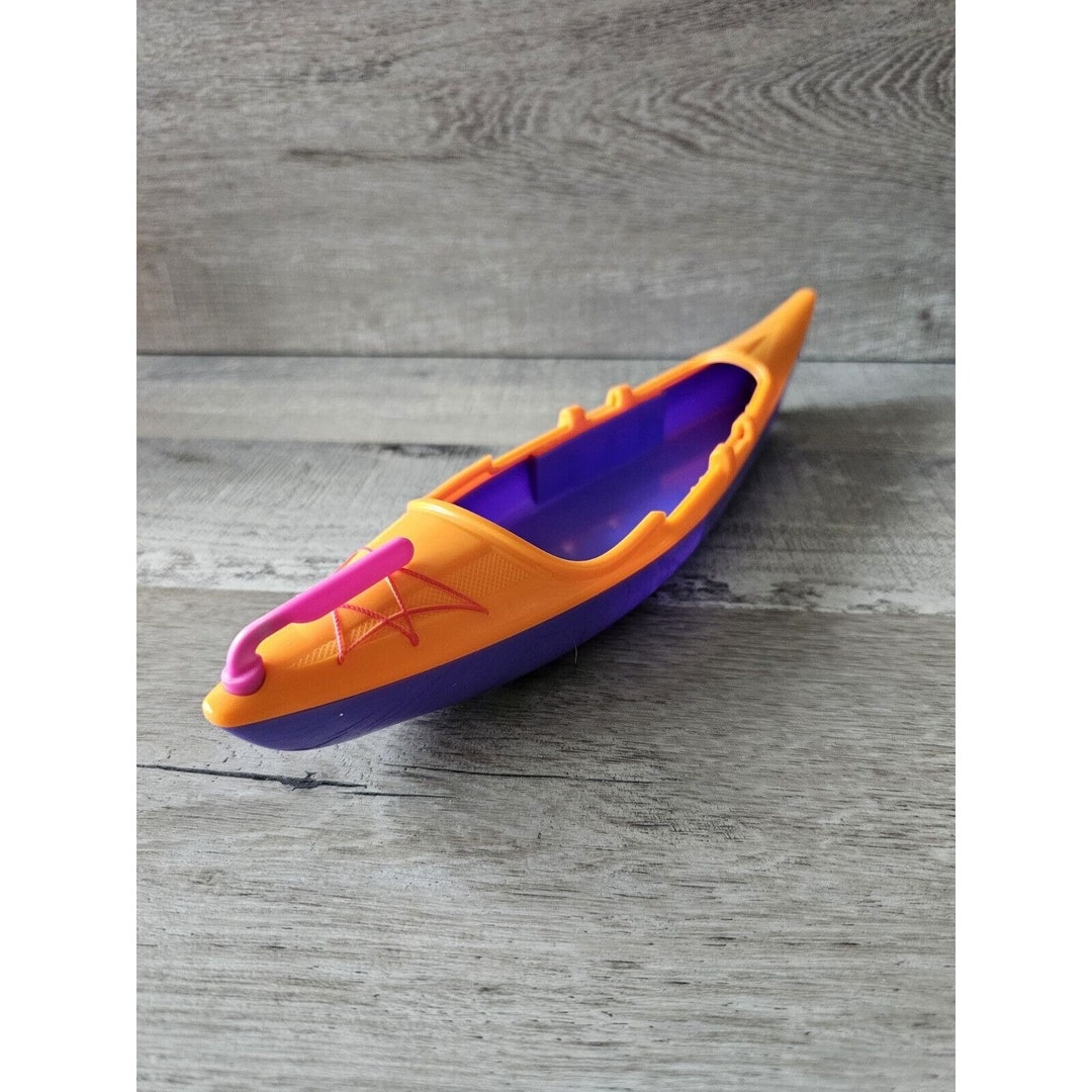 MATTEL Barbie Replacement Canoe KAYAK Adventures Orange Purple 12 ...