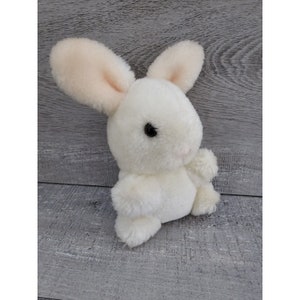 Vintage Gibson Greeting Mini Bunny Plush Rabbit Stuffed Animal 5 ...