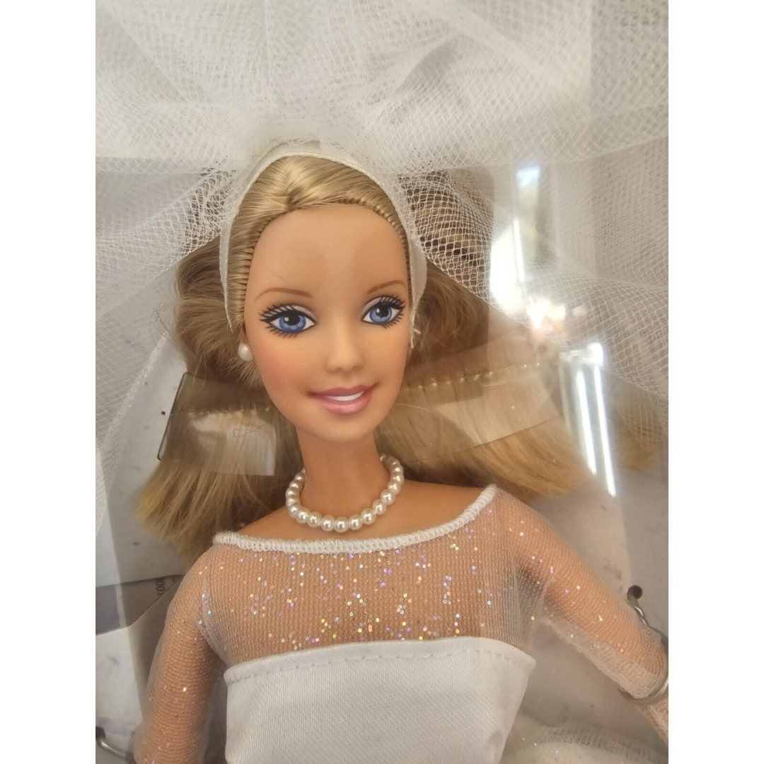 Vintage 1999 Blushing Bride Barbie Caucasian Blonde Mattel No. 26074 ...