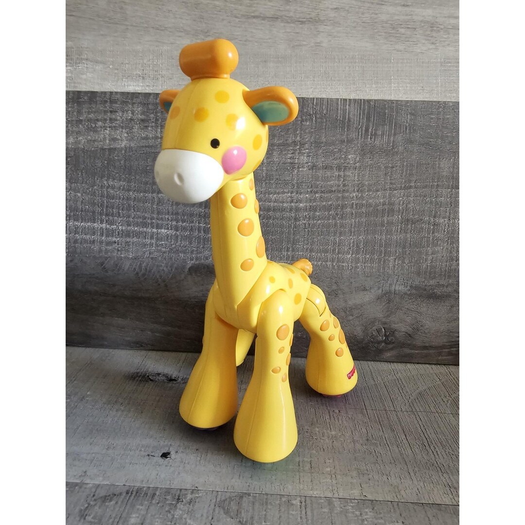 Fisher Price Amazing Giraffe Click & Clack Animal Noise Maker Toy ...