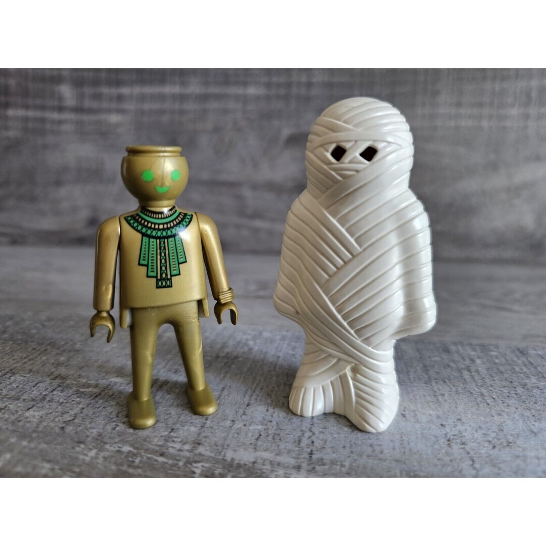 Vintage Playmobil 4531 Egyptian Mummy Gold Pharaoh King Egypt ...
