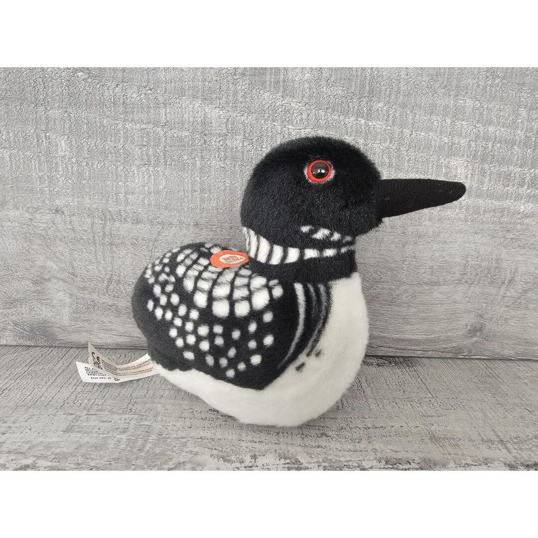 Wild Republic Audubon Birds Common Loon Plush Stuffed Animal W/ Sounds ...