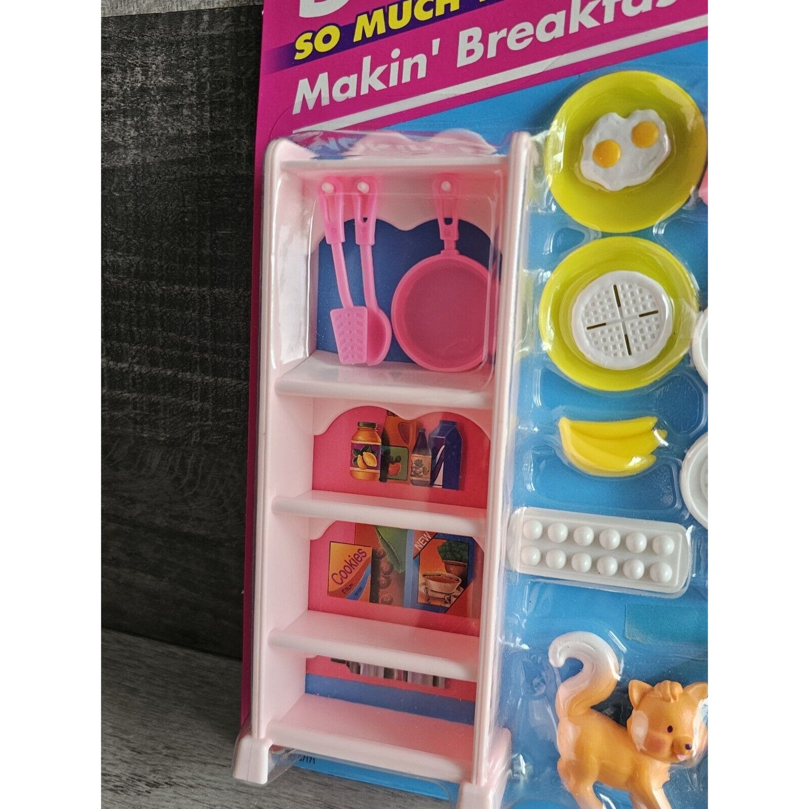 Barbie so Much to Do Makin' Breakfast Set Play Food Cat Kitten 1995 ...