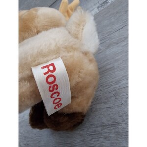 Vtg Russ Berrie Roscoe the Red Nosed Reindeer Deer Stuffed Plush Animal ...