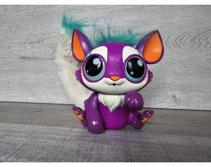 Mattel Lil' Gleemerz Loomur Purple Talking Light up Interactive Toy ...