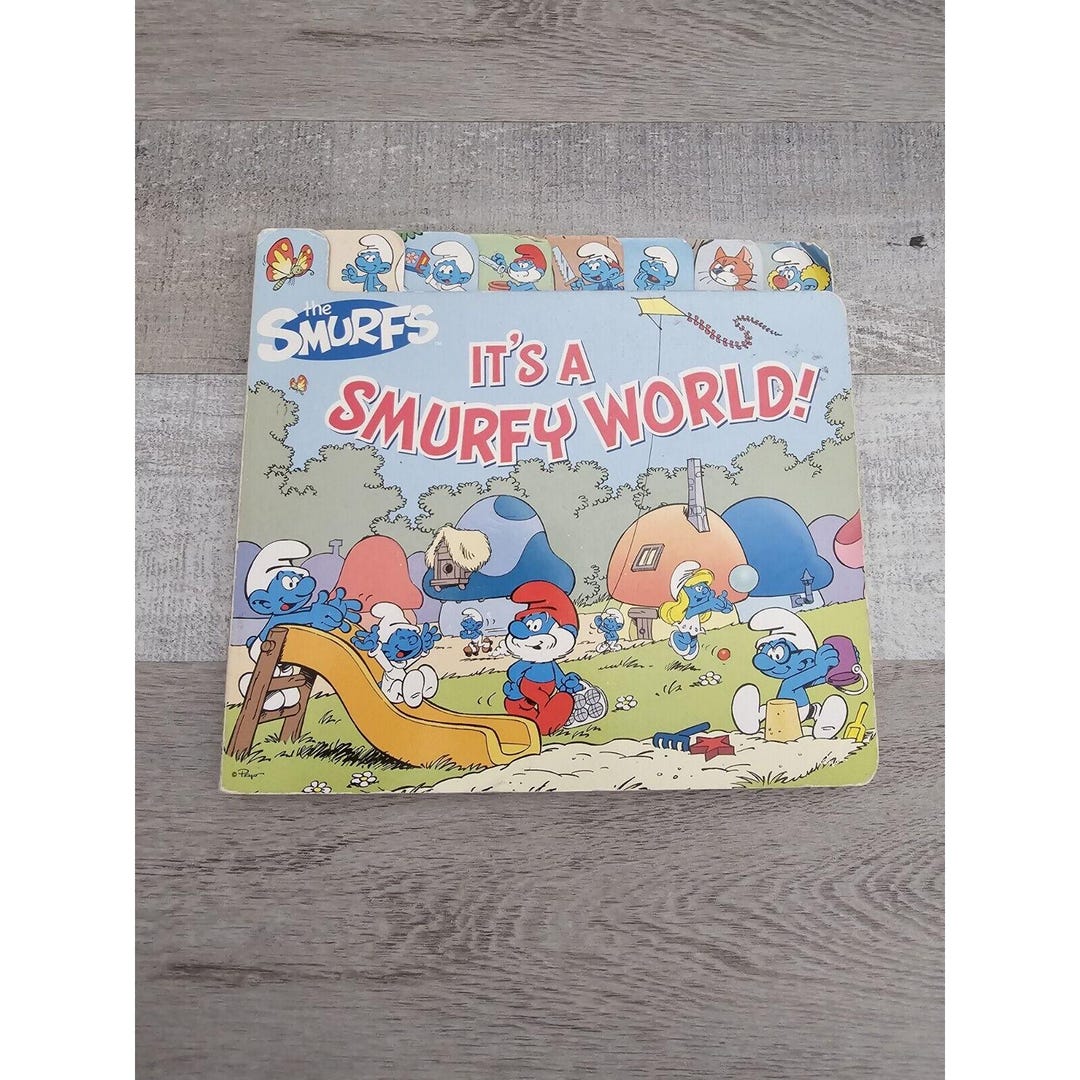 Its a Smurfy World (smurfs Classic) Board Book by Peyo - Etsy