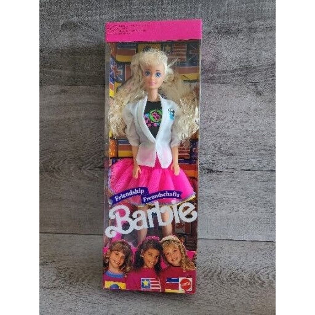 Vintage Barbie Friendship Freundschafts Doll German Import Mattel 1990 ...
