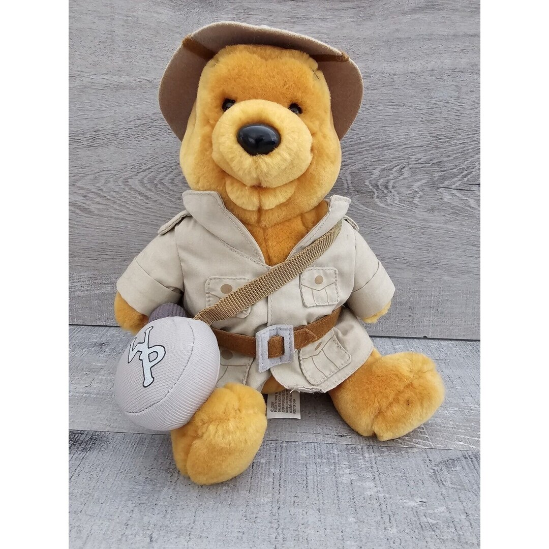 Vtg Walt Disney World Winnie Character Plush Safari Hiking Explorer ...