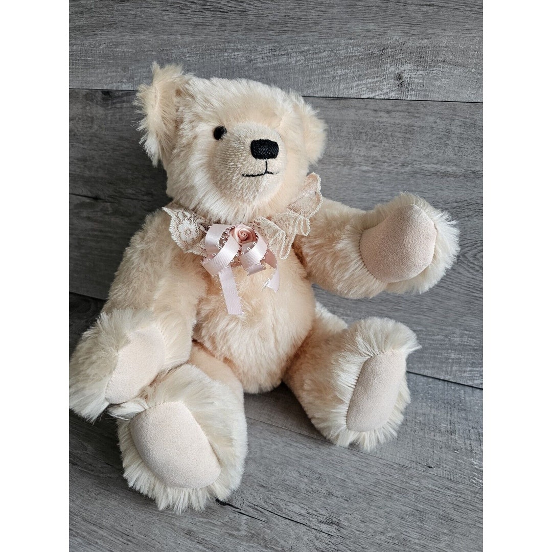 Artist Signed Pink Cida Rose Bear HUG-A-BEAR 14" #176 Janet Reeves ...