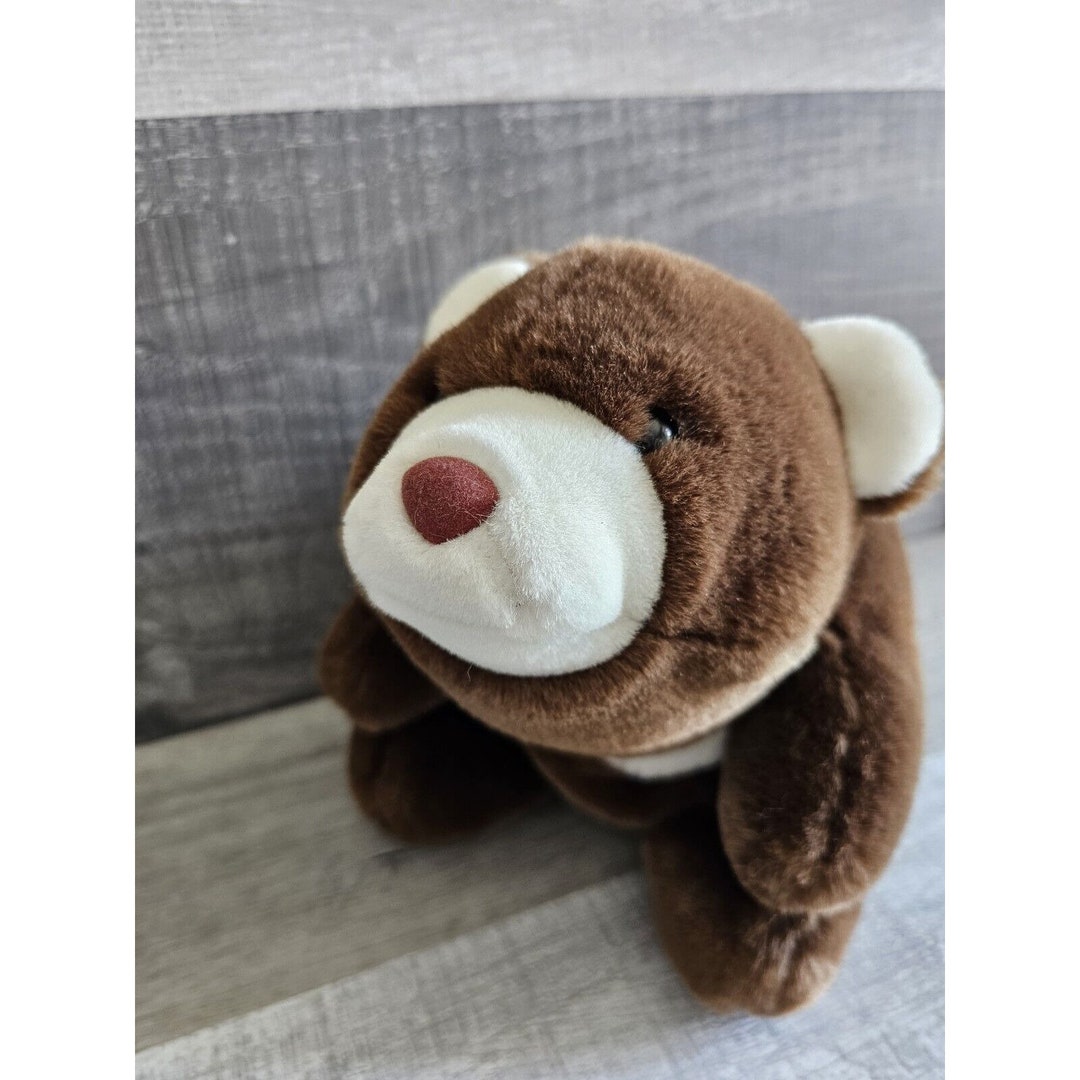 Vintage GUND Dark Brown SNUFFLES Bear Plush Stuffed 2168 With Tag 10 ...