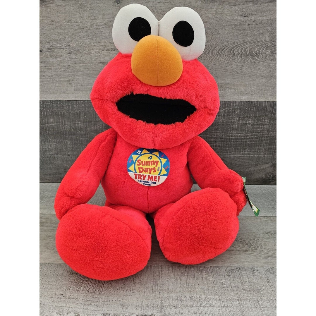 Elmo Sunny Days Large 26" Singing Plush Vintage 1997 W/ Tags Works ...