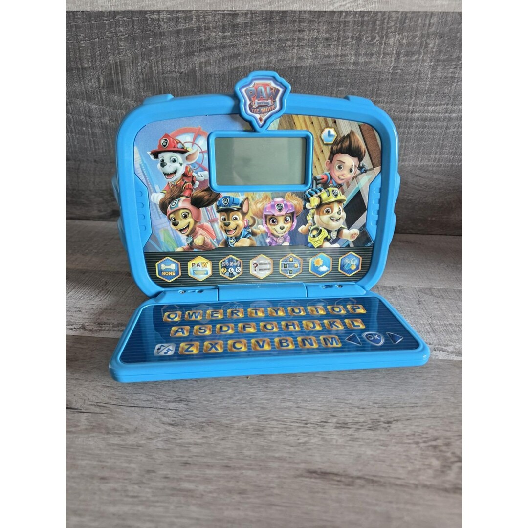 Paw Patrol the Movie Learning Tablet Vtech Toy Laptop Game Ryder Skye ...