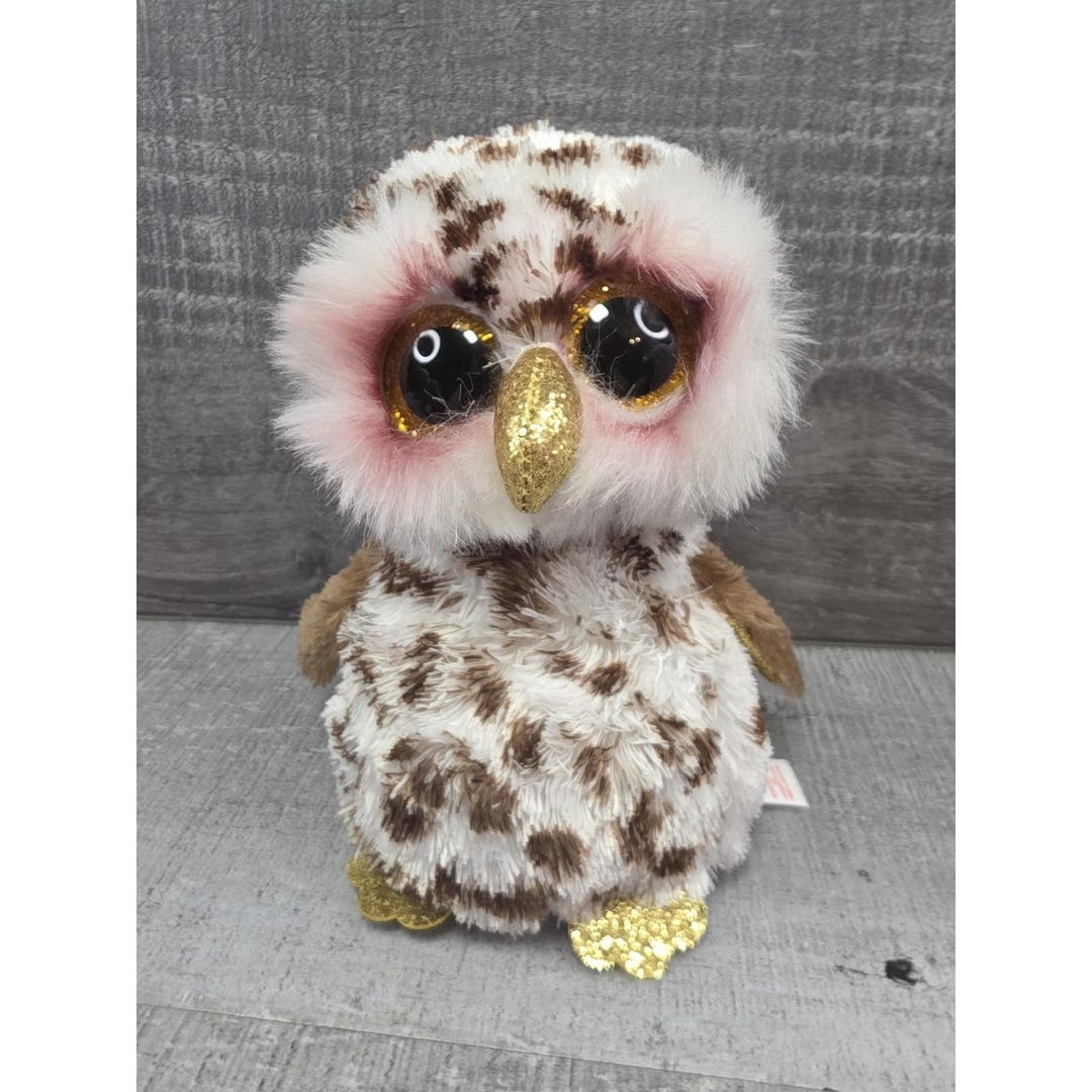 Ty Tysilk Beanie Boos Whootie the Owl Plush Stuffed Animal 6" G44 - Etsy