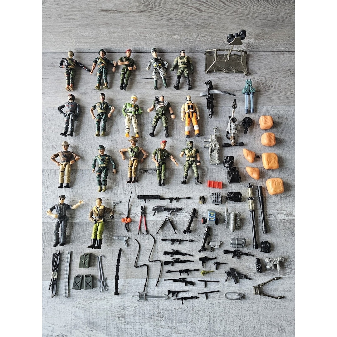 1990s Chap Mei Lanard Action Figures Army Soldiers Articulated Military ...