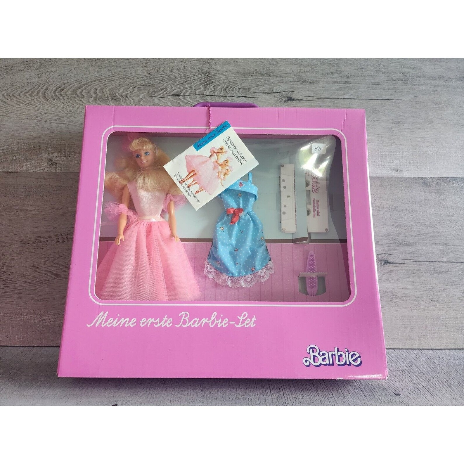 Barbie Meine Erste My First Barbie Set Ballerina Doll German Mattel ...