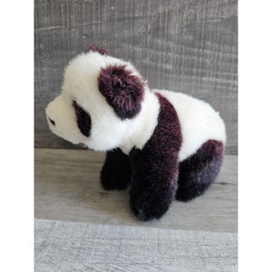 Vtg Realistic Gund Panda Bear Plush World Wildlife Fund 5052 Toy ...